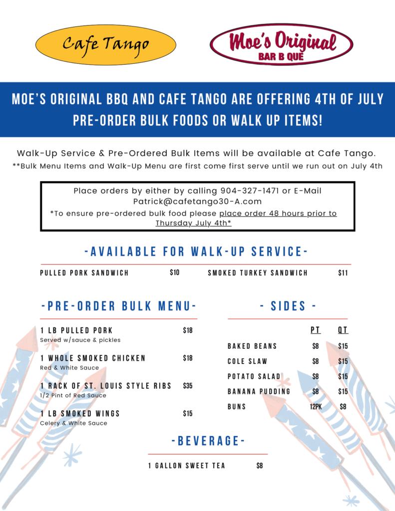 Cafe Tango 30-A Restaurant